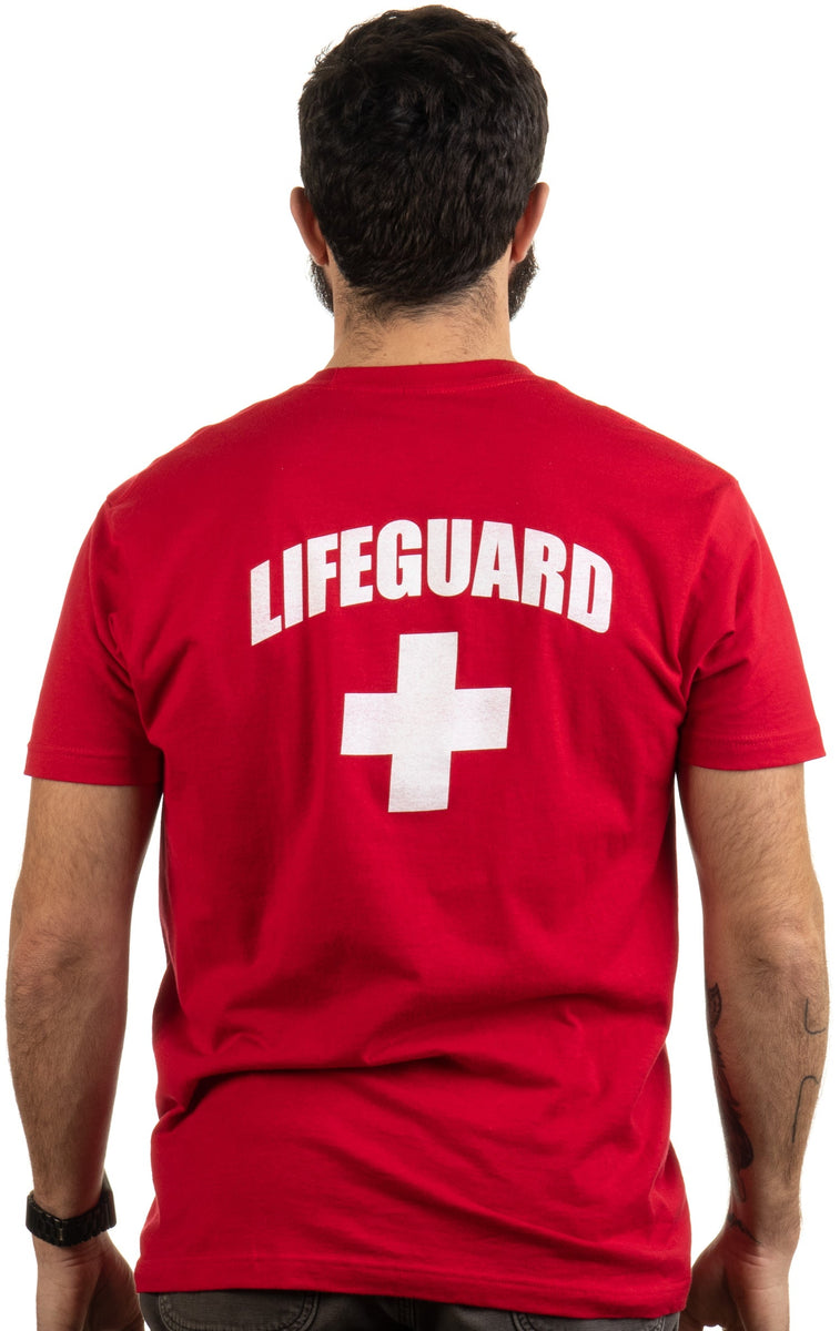LIFEGUARD | Red Lifeguarding Unisex Uniform Costume T-shirt for Men Wo ...